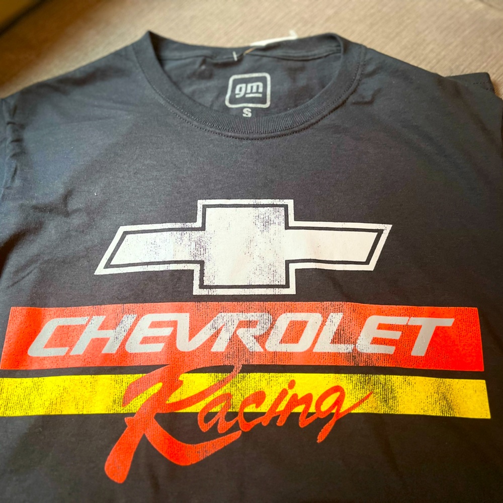 General Motors “Chevrolet Racing” Logo Black Orange Y… - Gem